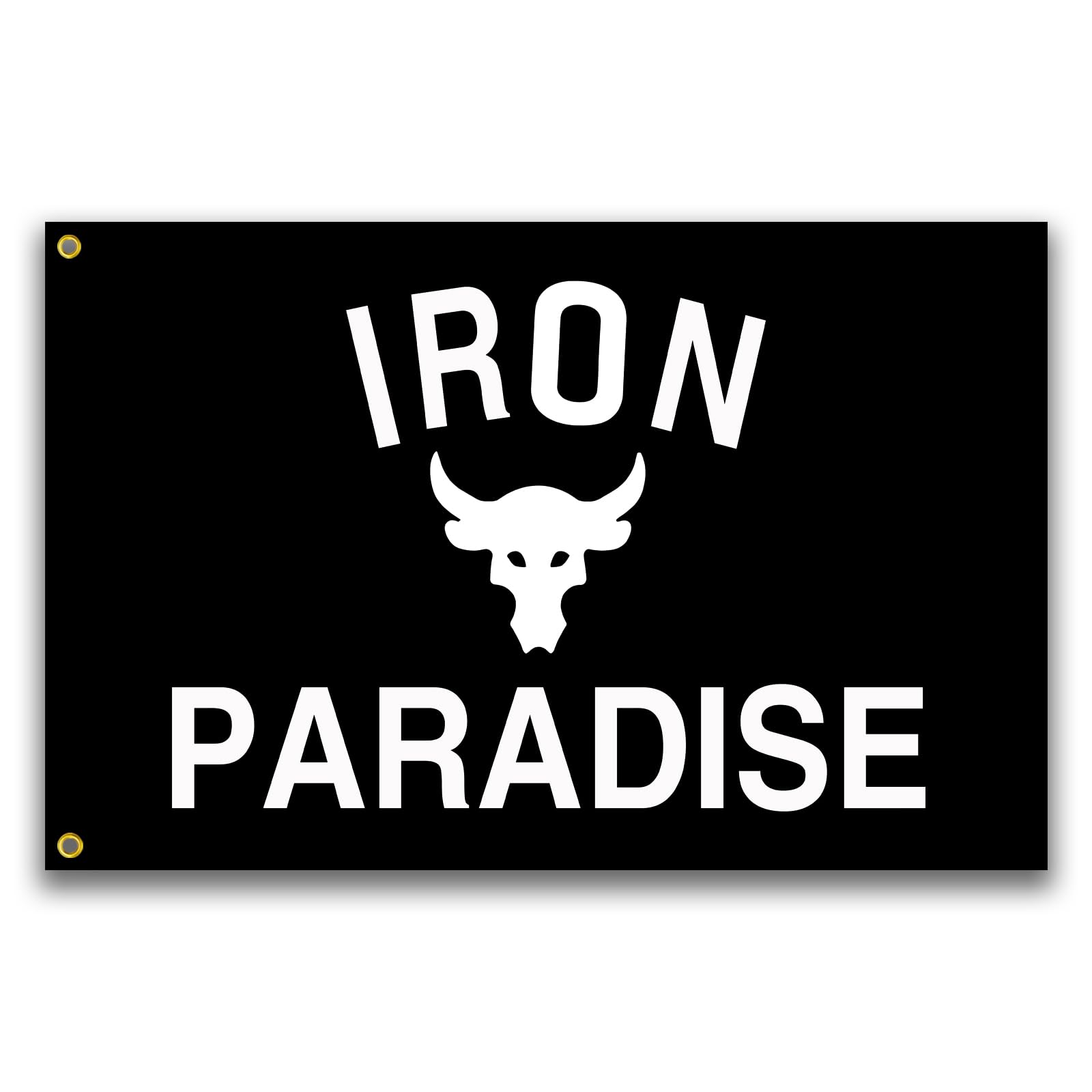 Snapklik.com : Iron Paradise Flag 3x5 Ft Motivational Flag Fitness ...