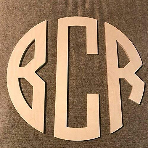 Amazon.com: Wooden Monogram, Nursery Monogram, Nursery Decor, 3 ...