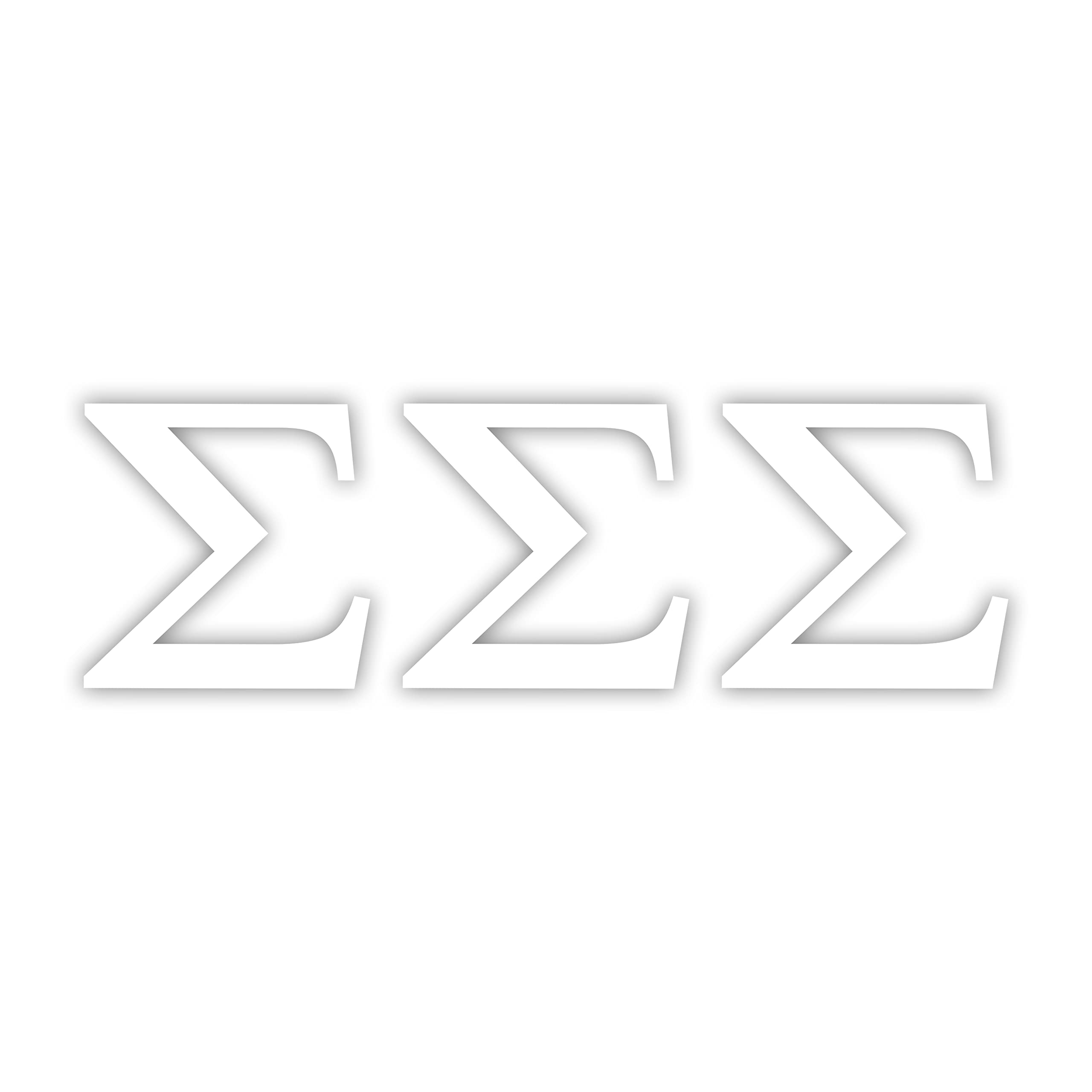 Snapklik.com : Pro-Graphx Sigma Sigma Sigma Greek Sorority Sticker Decal