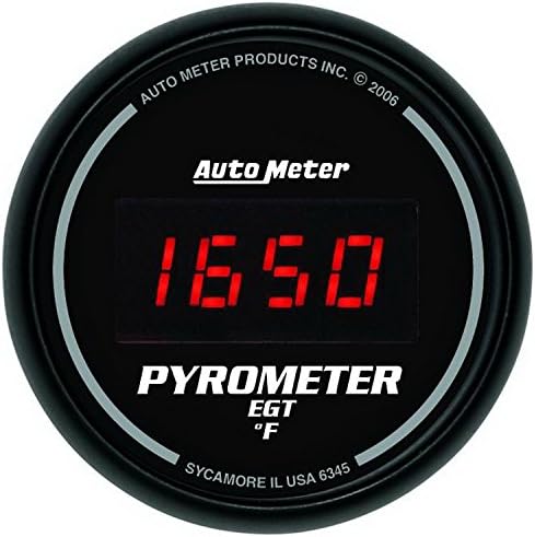 Amazon.com: Auto Meter 4344 Ultra-Lite Electric Pyrometer Gauge Kit,2. ...