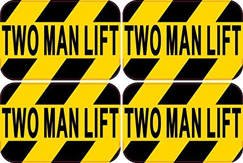 Amazon.com - StickerTalk Two Man Lift Vinyl Stickers, 3 inches by 2 inches