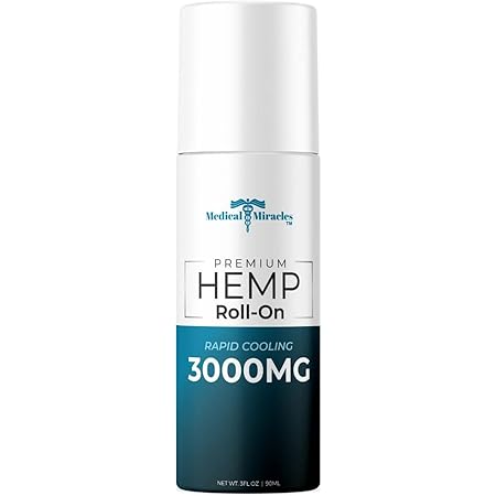 Amazon.com: Medical Miracles New Hemp Oil Roll On - Ideal Relief for ...