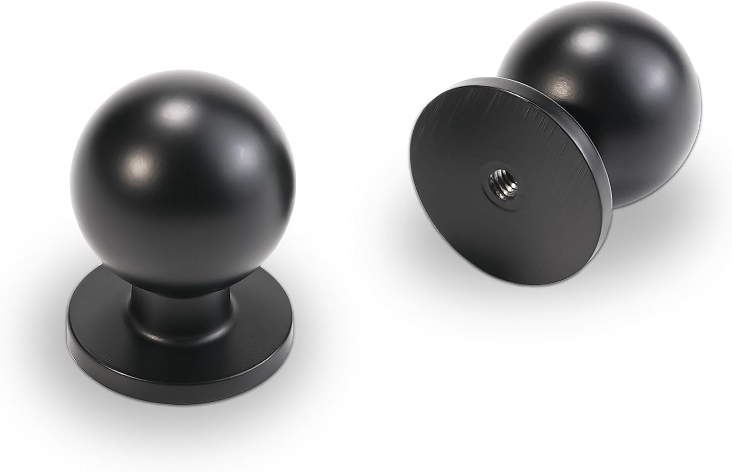 POVEFONK 10 Pack Matte Black Kitchen Cabinet Knobs Black Drawer Knobs Kitchen Cabinet Hardware ...