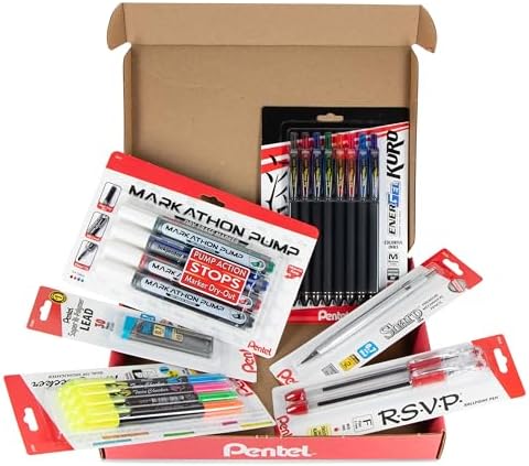 Amazon.com: Pentel Back to School Box | Teachers Essentials, 31 Pieces ...
