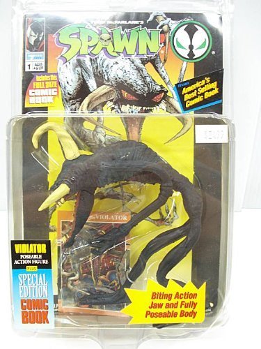 Amazon.com: Spawn Violator Special Edition (Black) w/Comic Book by ...