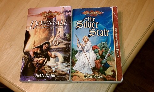 Set of 2 Jean Rabe Books (DragonLance, Dragon Lance, Downfall, The ...