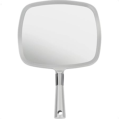 Amazon.com: PROTECLE Hand Mirror, Handheld Makeup Mirror with Handle ...