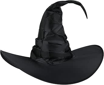 Amazon.com: Mikovivi Big Witch Hat, Halloween Costume Wizard Hat ...