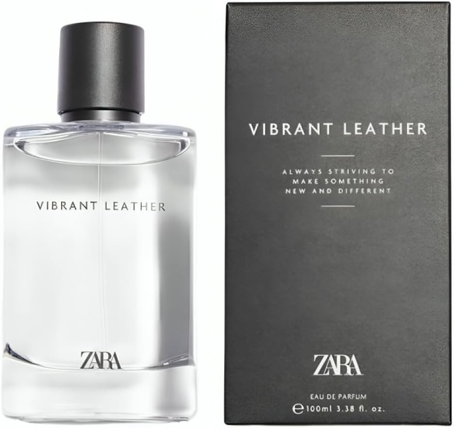 Amazon.com : Zara Vibrant Leather and Oud Vibrant Leather Cologne for ...