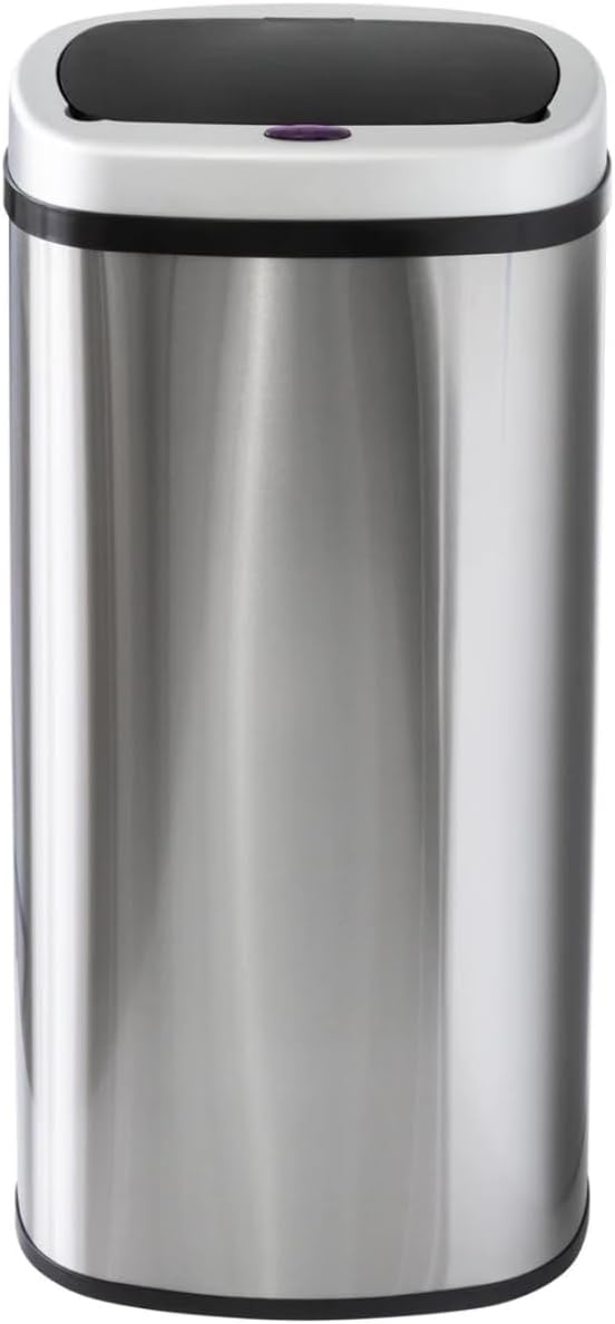 Healthy Choice 60-Liter Auto Sensor Trash Bin - Wave Your Hand for Auto ...