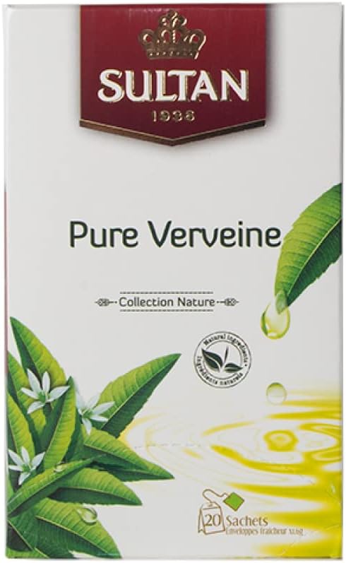 SULTAN TEA Pure Verbena Tea, Moroccan Herbal Green Teas (Single Pack ...