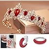 Amazon.com: 2880 PCS SS10 Red Rhinestones for Bedazzling Red Gems for ...