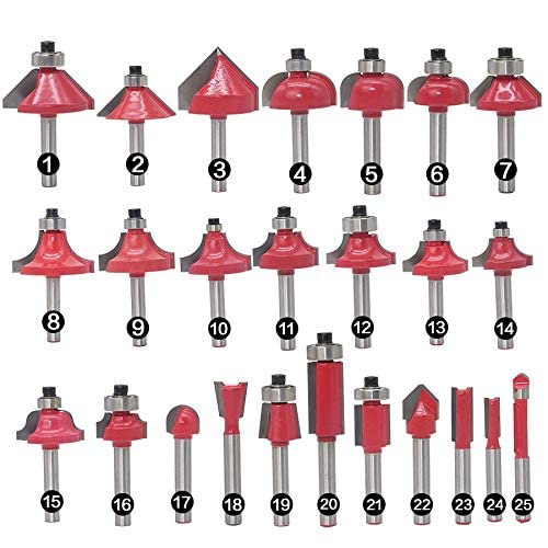 Buy Ubersweet® 1pcs 6mm Shank wood router bit Straight end mill trimmer ...