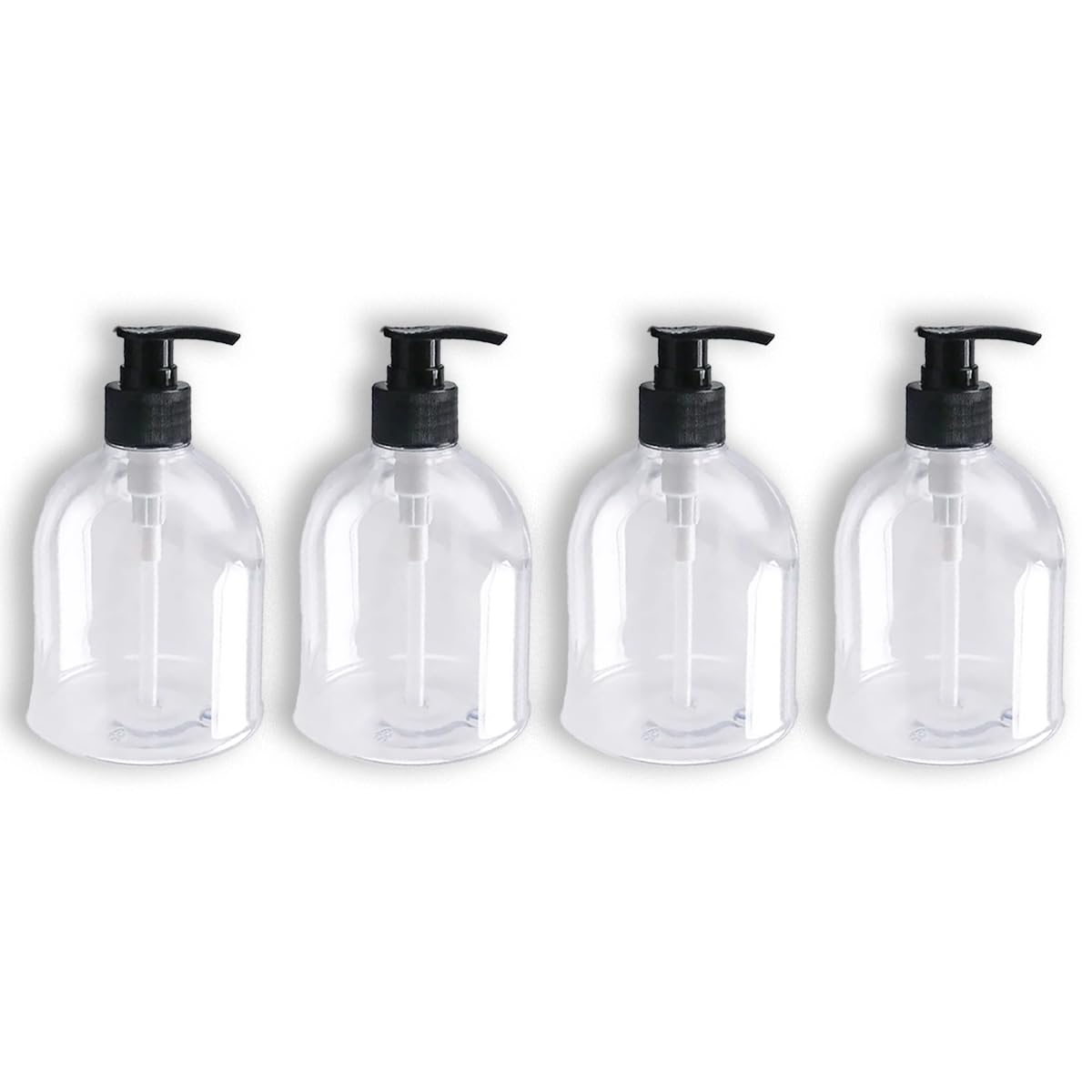 Naturegoon Empty Plastic Multi-Purpose Transparent Pump Bottle 300 ml ...