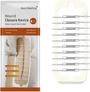 Amazon.com: Sutures Adhesive Bandages 7.9 in 1 PCS Surgical Laceration ...