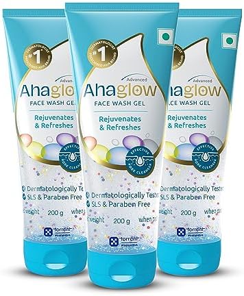 Amazon.com: AHAGLOW FACE WASH 200GM PACK OF 3 : Beauty & Personal Care