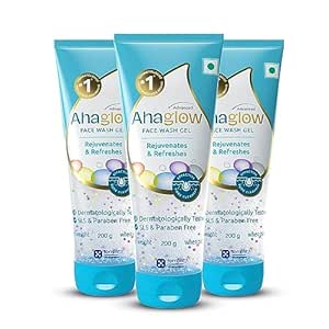 Amazon.com: AHAGLOW FACE WASH 200GM PACK OF 3 : Beauty & Personal Care