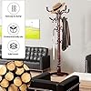 Amazon.com: Sauqzoh Coat Racks Free Standing with 14 Hooks, Natural ...