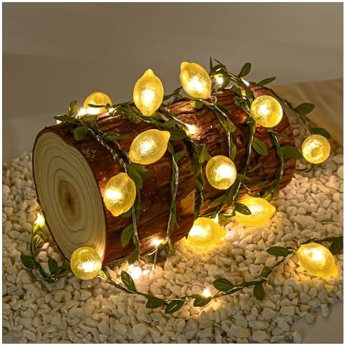 Amazon.com: Haosonw Lemon Decor String Lights, 10FT 40 LED Lemon ...