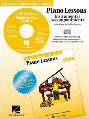 Piano Lessons Book 3 International (Hal Leonard Student Piano Library ...