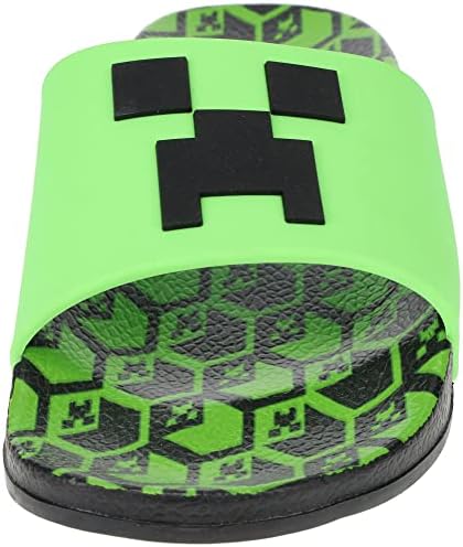 Amazon.com: Minecraft Boys' Sport Slide Sandals, Comfort Casual Pool ...