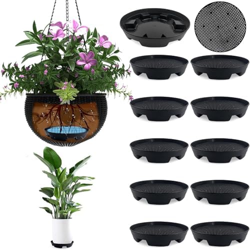 Amazon.com : P Polerden 4-Pack Self Watering Fabric Pot Base, Auto Pots ...