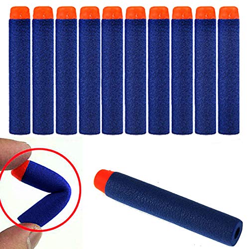 Quner 10Pcs/Lot Nerf N-Strike Soft Bullet Darts Blue for Children Kids ...