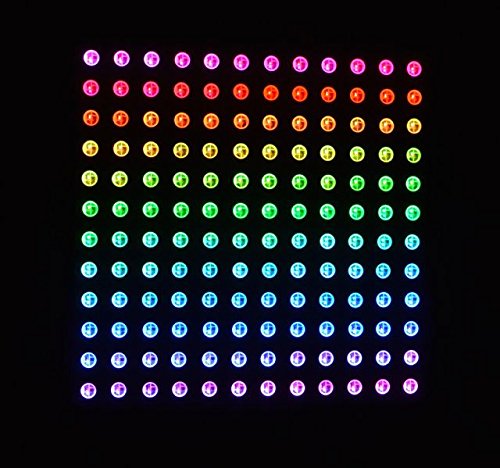 Protocentral Rainbow 12x12 RGB LED Panel - WS2812B (Neopixel Compatible ...