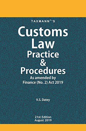 Buy Customs Law Practice & Procedures - As amended by Finance (No.2 ...