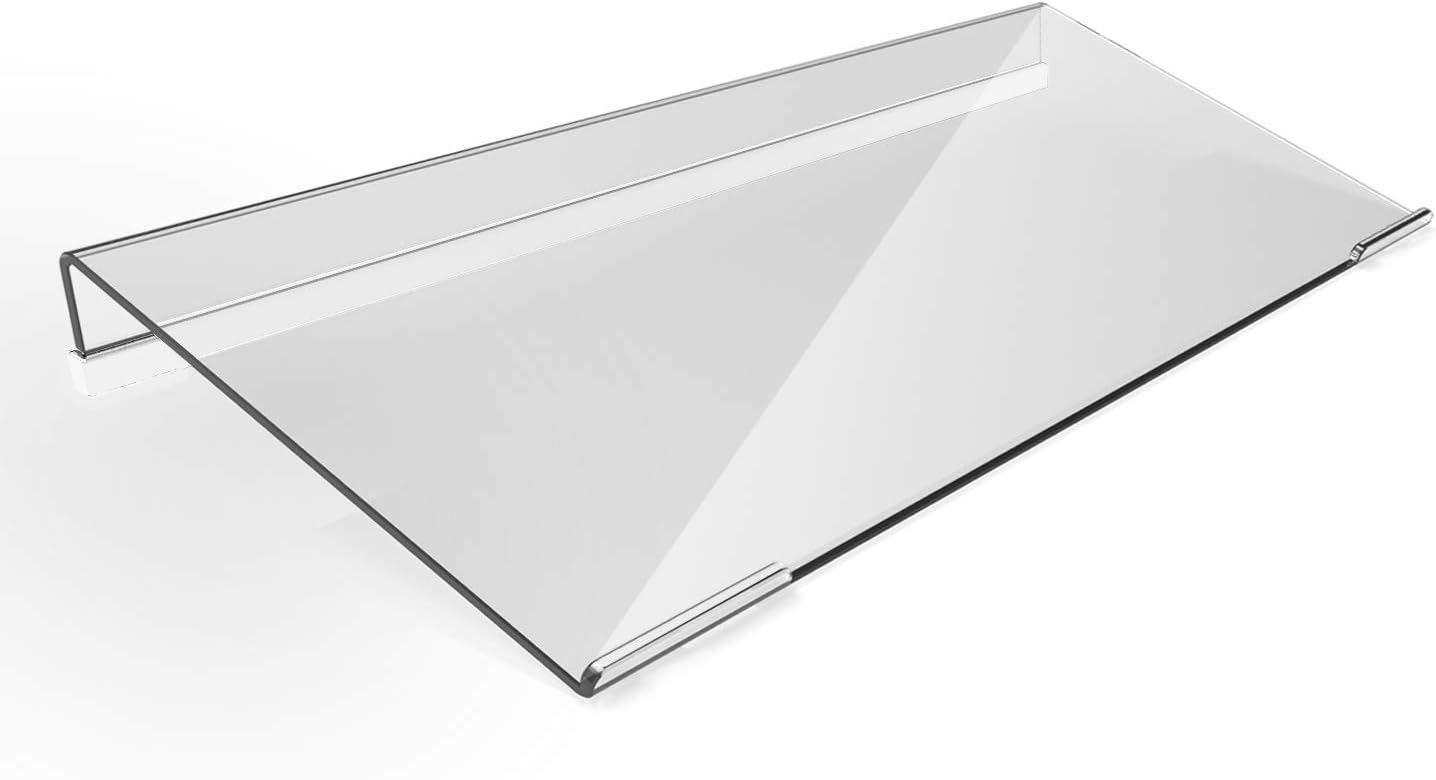 Amazon.com: WIWAPLEX Computer Tilted Keyboard Holder, Clear Acrylic ...