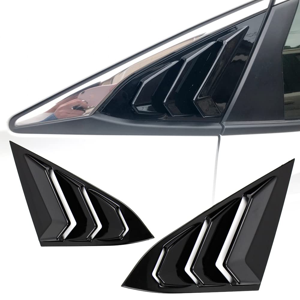 Amazon.com: Dreamseek Rear Side Window Louvers Compatible with 10th Gen ...