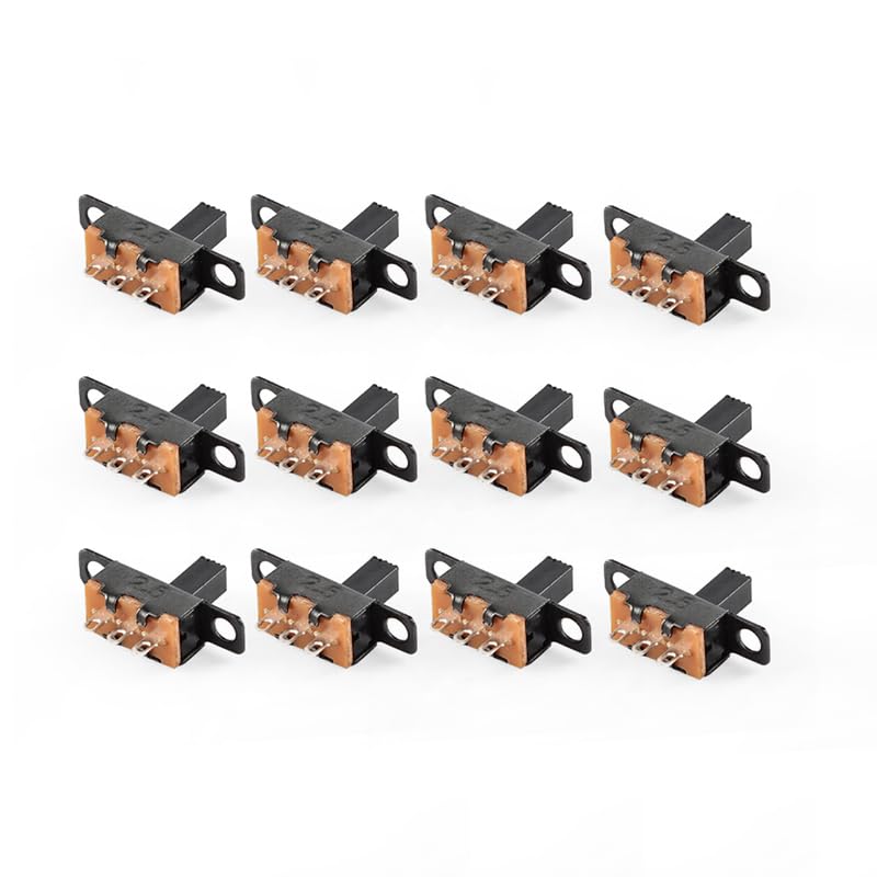 JESSINIE 200PCS 6MM Micro Miniature Slide Switch 50V 0.5A DC G6 1P2T ...