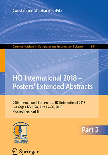 HCI International 2018 – Posters' Extended Abstracts: 20th ...