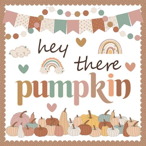 Amazon.com : VABAMNA Fall Pumpkin Bulletin Board Decorations for ...