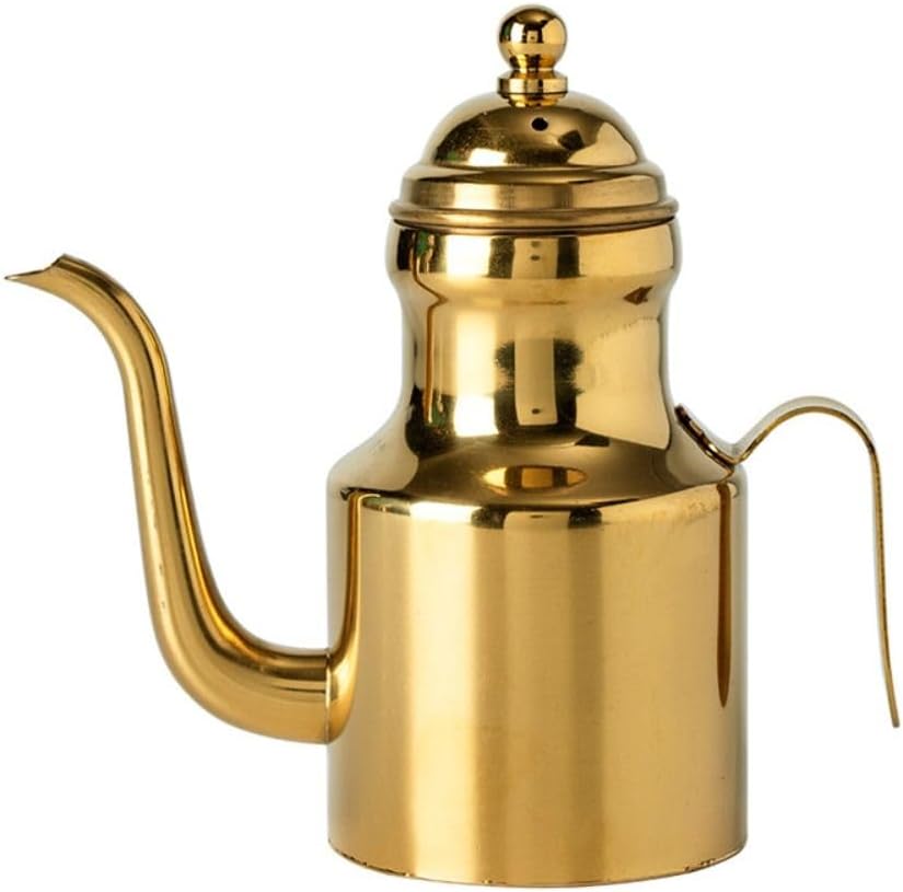 Amazon.com: 1PCS Stainless Steel Oil Bottle,Condiment Jar Seasoning Oil ...