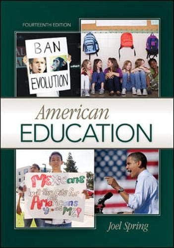 American Education: Spring, Joel: 9780073378688: Amazon.com: Books