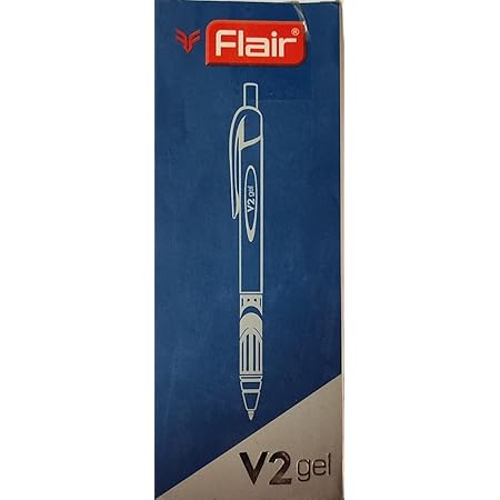 Flair V2 Retractable Gel Pen | Tip Size 0.7 mm | Smudge Free ...