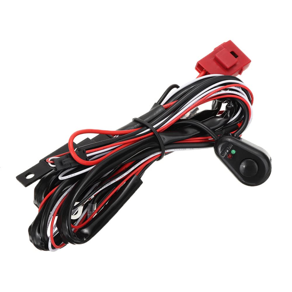 Amazon.com: LED Light Bar Wiring Harness Kit, Wiring Harness for Led ...
