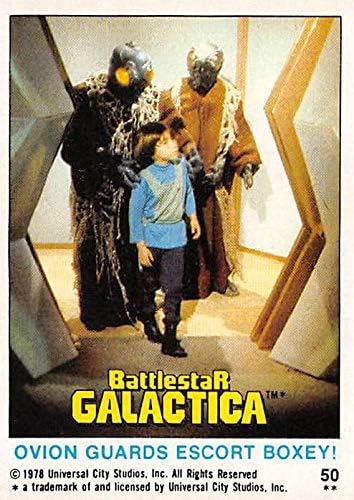 Boxey captured by Ovion trading card Battlestar Galactica 1978 Topps ...