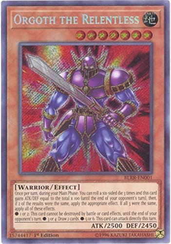Orgoth the Relentless - BLRR-EN001 - Secret Rare - 1st Edition : Amazon ...