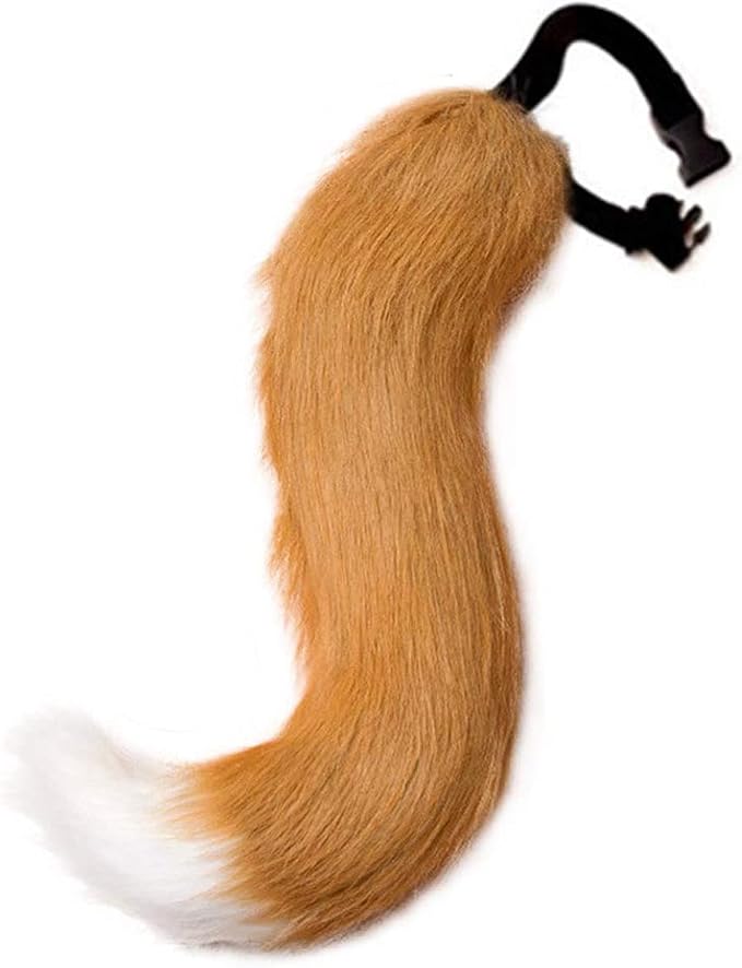 Amazon.com: Fox Tail,Faux Fur Fox Tail Fancy Dress Halloween Cosplay ...