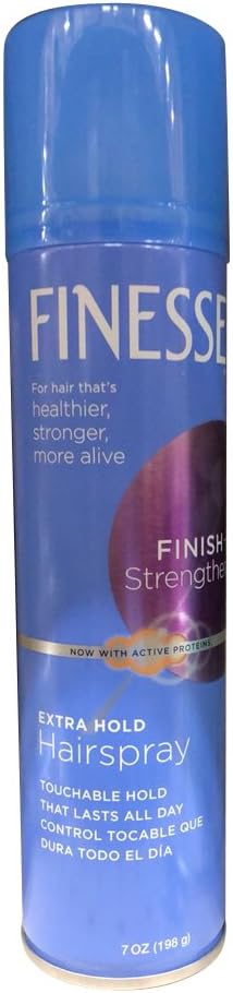 Amazon.com : Finesse Extra Hold Unscented Aerosol Hairspray 7 oz (Pack ...
