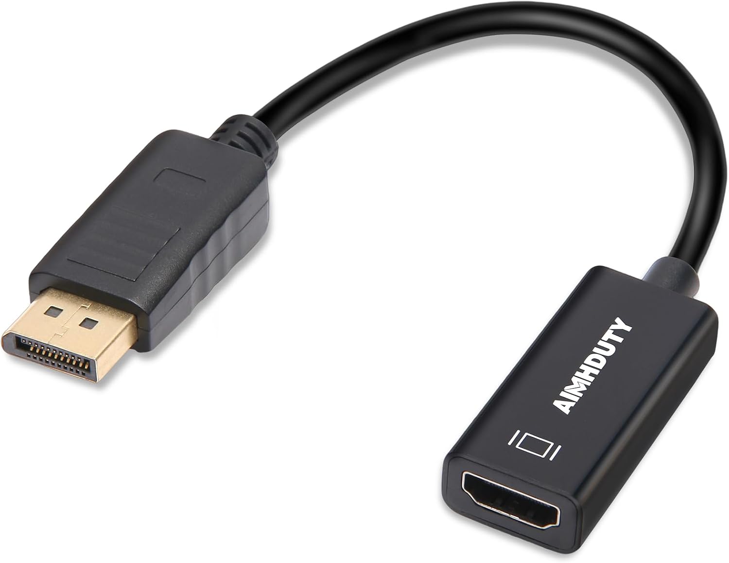Amazon.com: DisplayPort to HDMI Adapter 4K, Uni-Directional DP Display ...