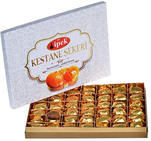 Amazon.com : IPEK Chestnut Candy 1000 gr. Box Candied Chestnut Best ...