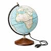 GLOBE DADDY Decorative World Globe with Wooden Base, Multi Colour ...