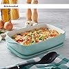 Amazon.com: KitchenAid Vitrified Stoneware Rectangular Baker with Lid ...