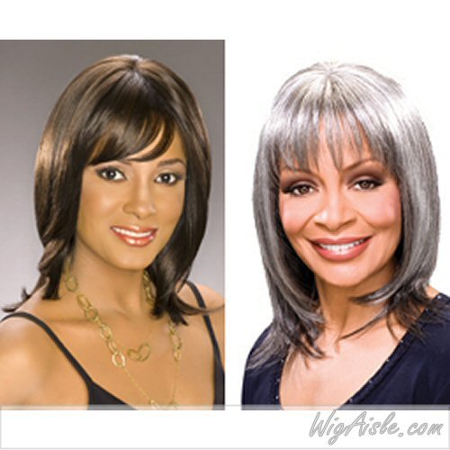 Amazon.com : SIENNA (Foxy Silver) - Synthetic Handmade Full Wig in 3T44 ...