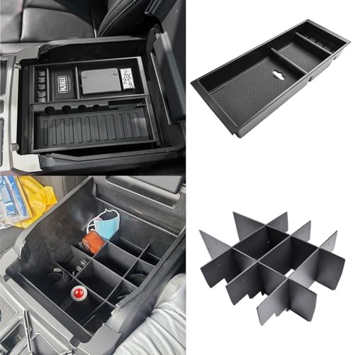 Amazon.com: HGWEI Center Console Organizer Compatible with Ford F150 ...