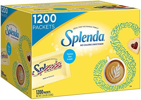 Amazon.com: Splenda Sweetener, 1200 Count, 2.65 lbs (Packaging may vary ...