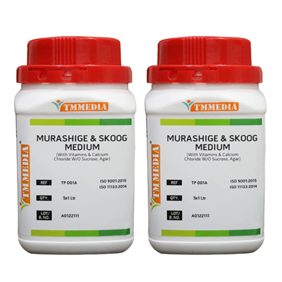 TM MEDIA MURASHIGE & SKOOG MEDIUM(With Vitamins & Calcium Chloride W/O ...